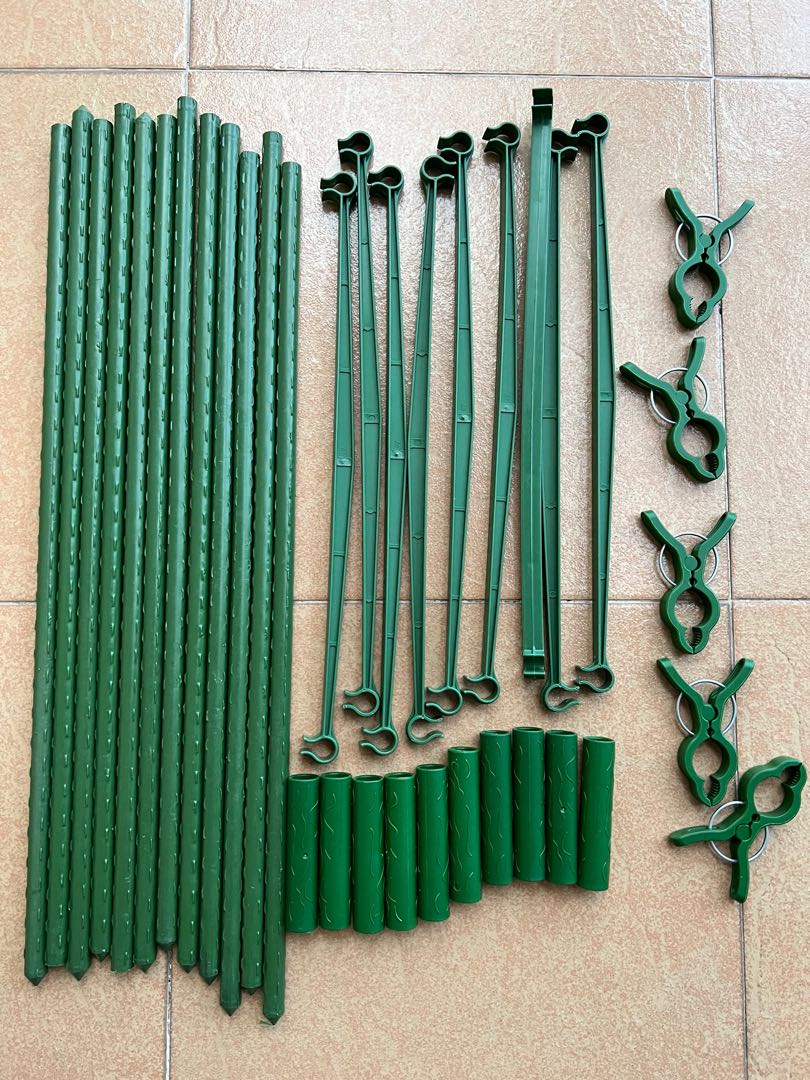 Garden stakes set 15cm x 10mm, Furniture & Home Living, Gardening ...