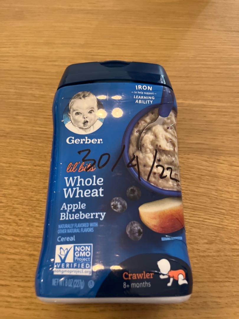 Gerber whole wheat oatmeal cereal, Babies & Kids, Nursing & Feeding ...