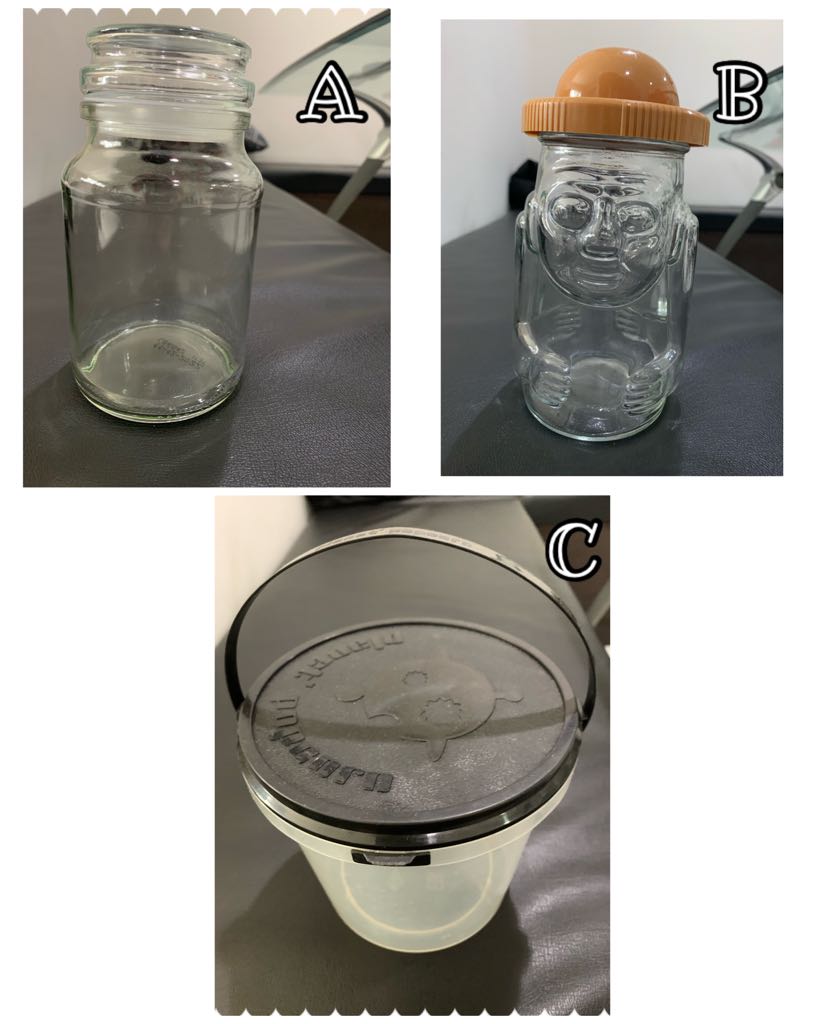 Glass Containers & Popcorn Bucket, Furniture & Home Living, Kitchenware ...