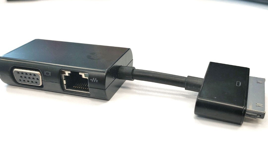 Hp Docking Connector To Ethernet Vga Adapter Computers And Tech Parts And Accessories Cables