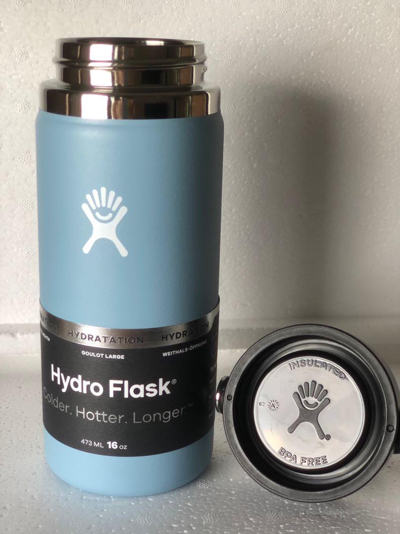 Hydro flask-16 wide mouth- Rain -473 ML, Furniture & Home Living ...