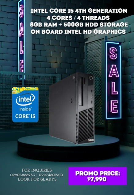 I5 4TH GEN 8GB RAM| 500GB HDD STORAGE!, Computers & Tech, Desktops on ...