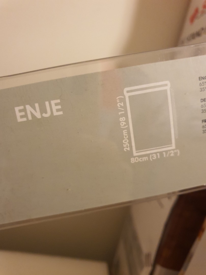 ikea enje roller blind 2 size-white, Furniture & Home Living, Home ...