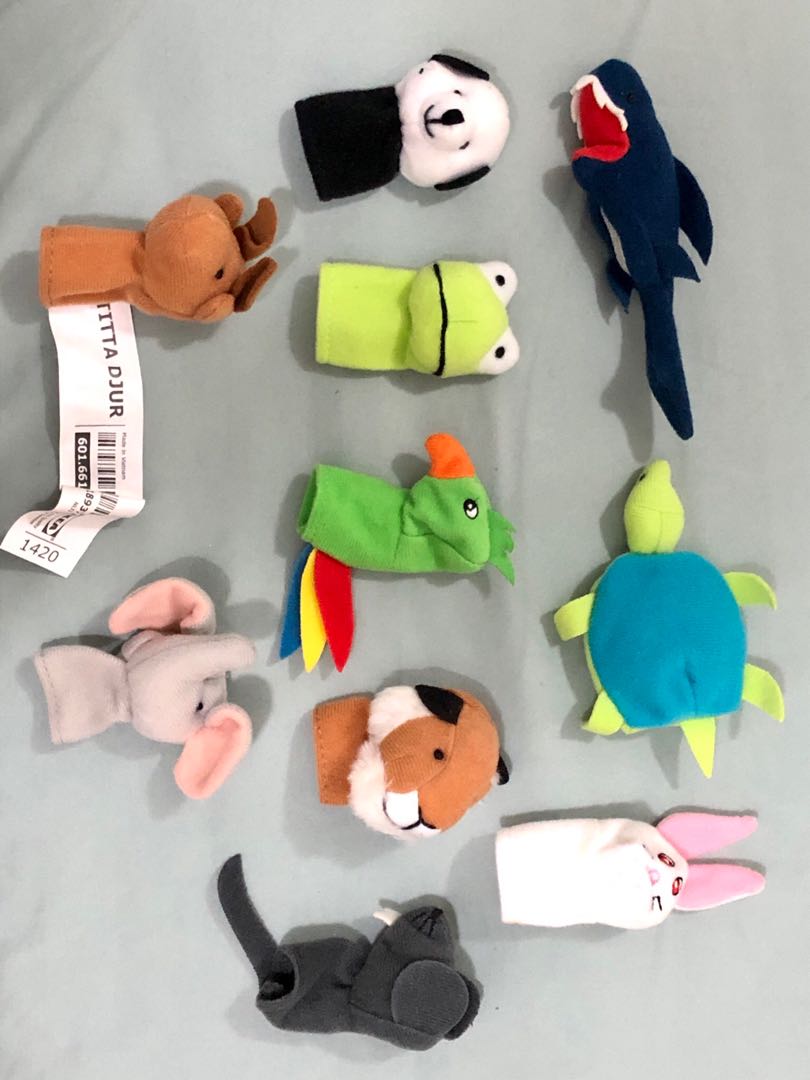Ikea Titta Djur Finger puppets, Babies & Kids, Infant Playtime on Carousell