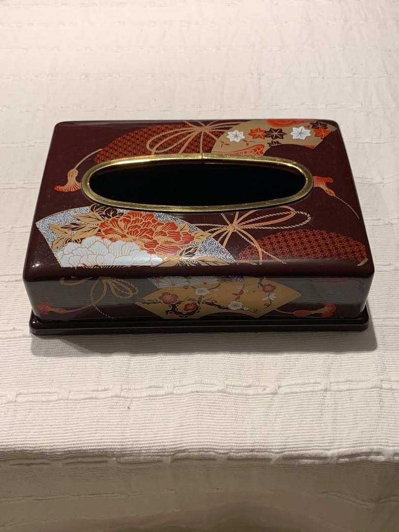Japanese theme tissue box, Furniture & Home Living, Home Decor, Other ...