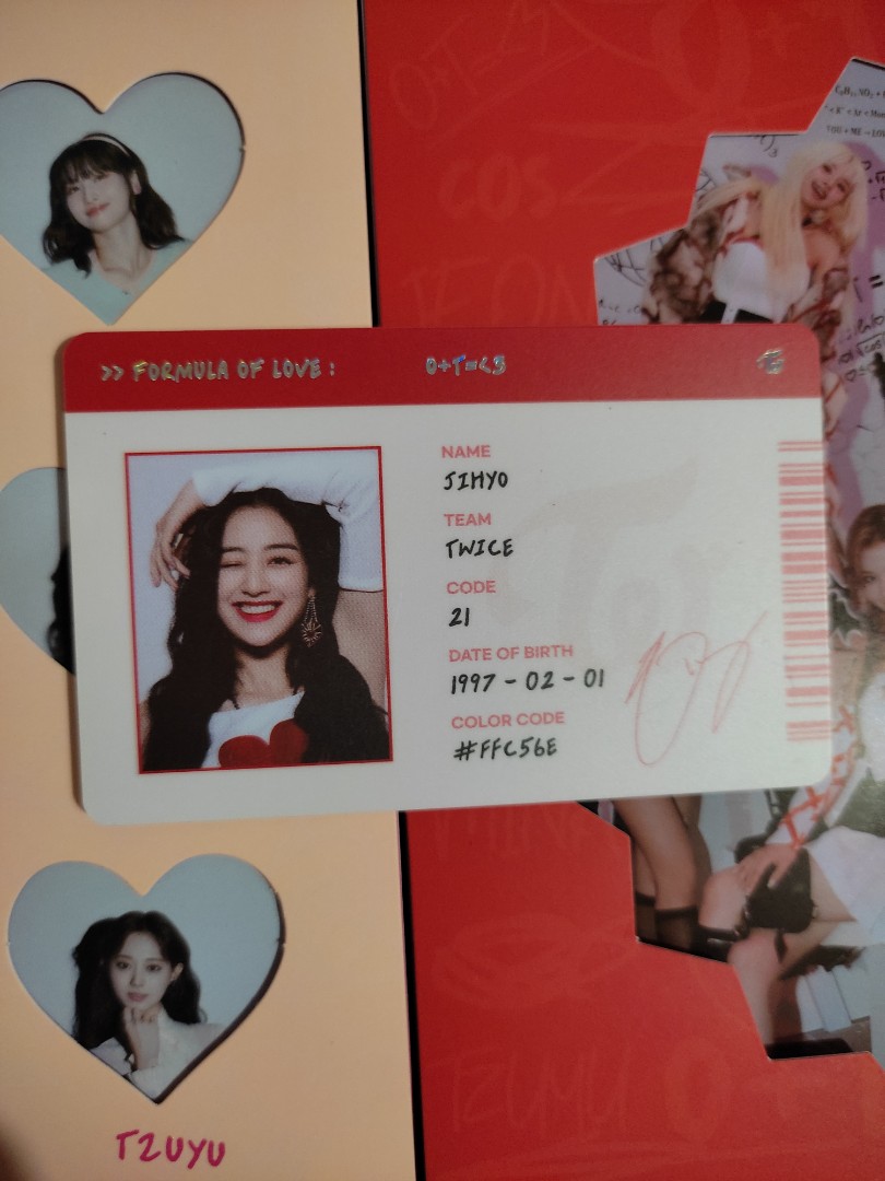 Jihyo ID Card, Hobbies & Toys, Memorabilia & Collectibles, K-Wave on ...