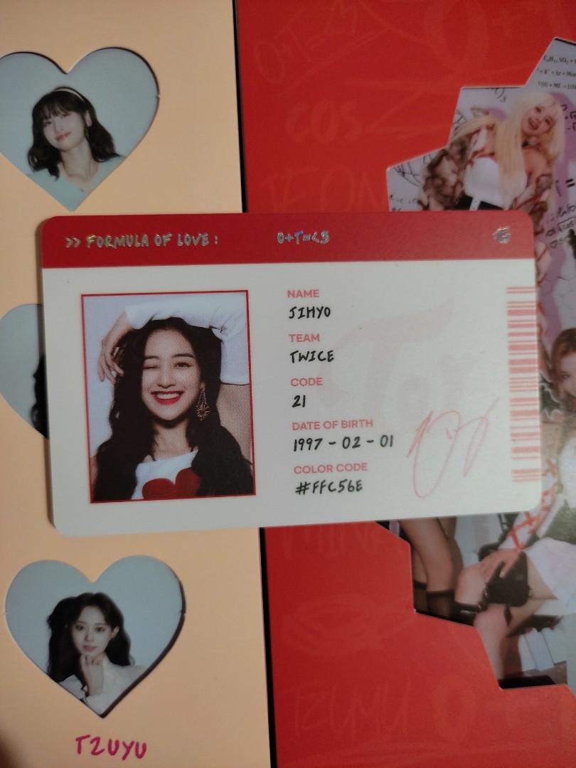 Jihyo ID Card, Hobbies & Toys, Memorabilia & Collectibles, K-Wave on ...