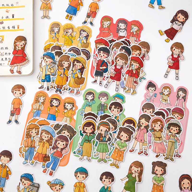 Kawaii Girls Sticker Pack, Hobbies & Toys, Stationary & Craft, Other ...