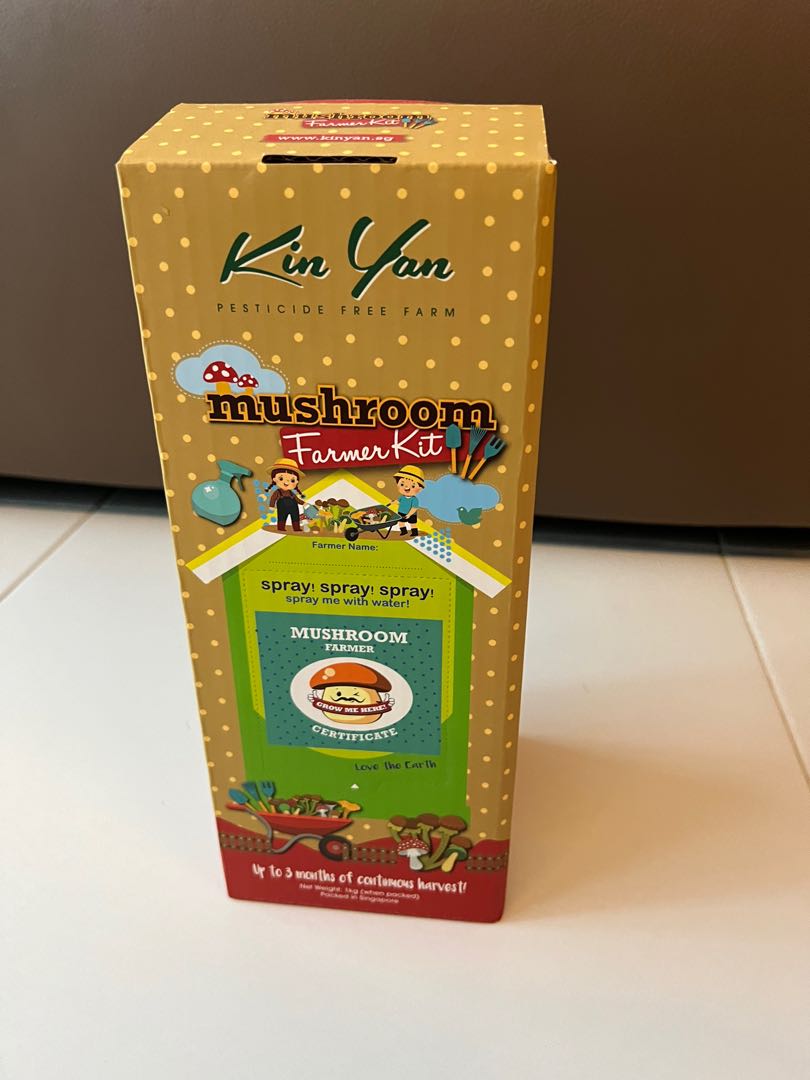 Kin Yan Mushroom Farmer Kit - Golden Mushroom, Furniture & Home Living ...