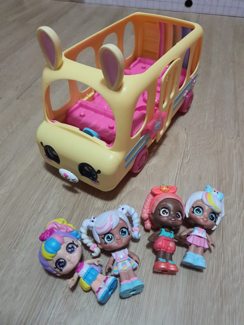Kindi kids bus and figurines, Hobbies & Toys, Toys & Games on Carousell
