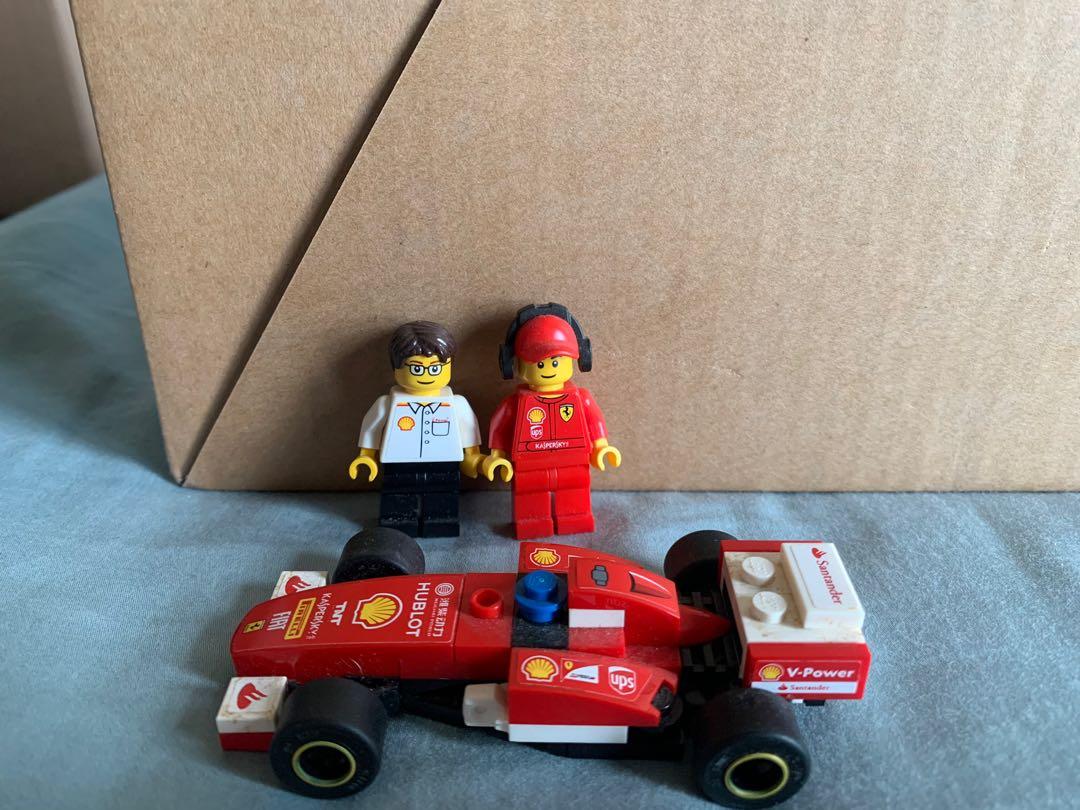 LEGO Ferrari - Starting line, podium, workshop, F1 car and 2 ...