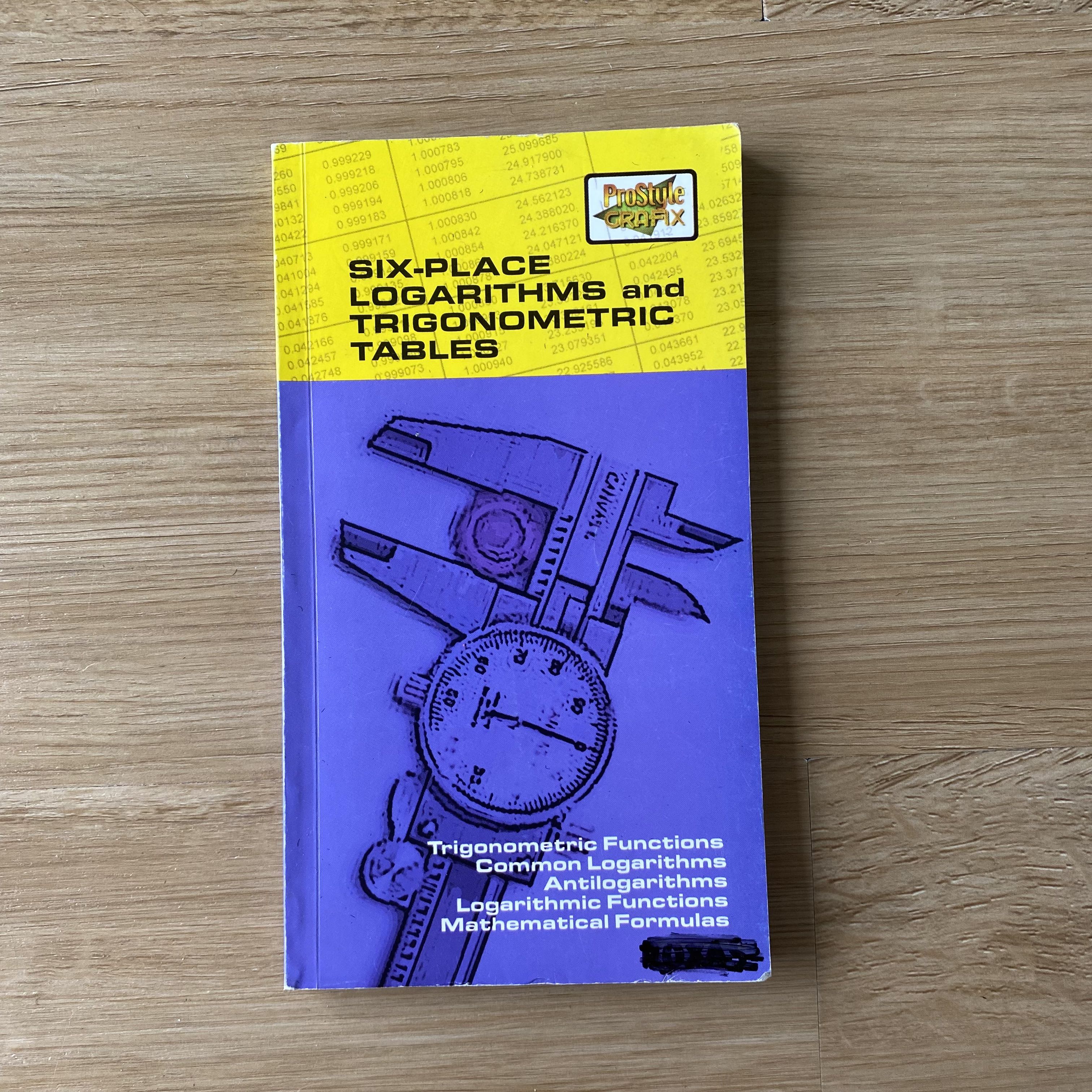 Logarithms and Trigonometric Tables, Hobbies & Toys, Books & Magazines ...