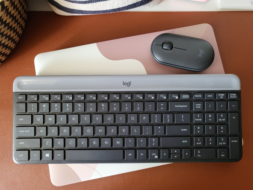 Logitech Keyboard & Mouse set, Computers & Tech, Parts & Accessories, Computer Keyboard on Carousell
