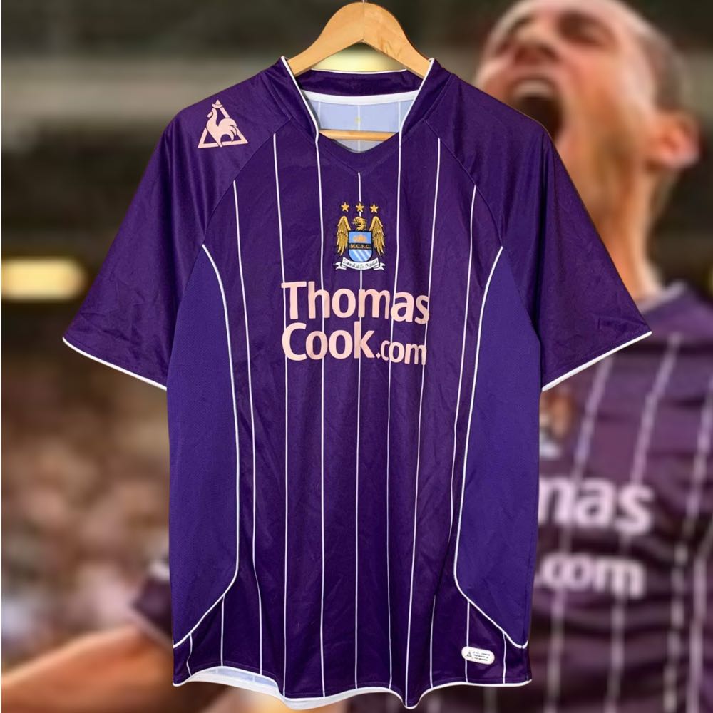 Manchester City 2007/2008 Away, Men's Fashion, Activewear on Carousell