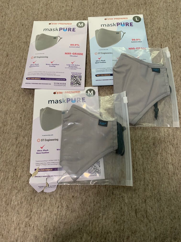 Mask Pure Air Mask, Health & Nutrition, Face Masks & Face Shields on ...
