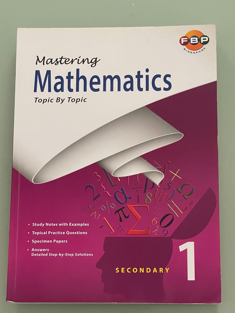 MASTERING MATHEMATICS TOPIC BY TOPIC SEC 1 Express, Hobbies & Toys ...