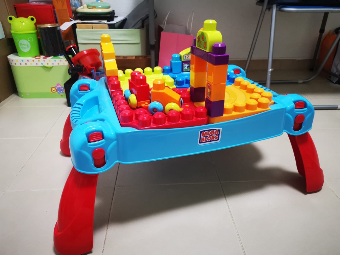 Mega Bloks Build 'N Learn Table, Babies & Kids, Infant Playtime on ...