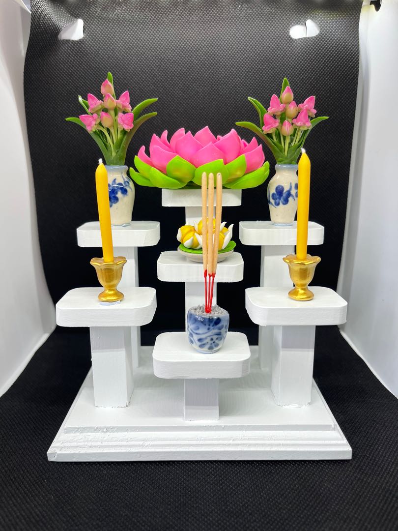 Mini praying altar, Hobbies & Toys, Memorabilia & Collectibles, Vintage ...