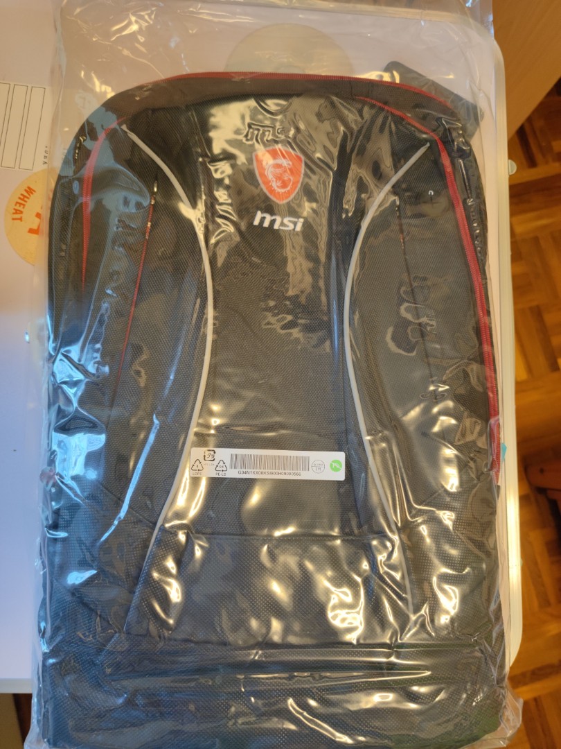 MSI backpack and laptop bag, Men's Fashion, Bags, Backpacks on Carousell