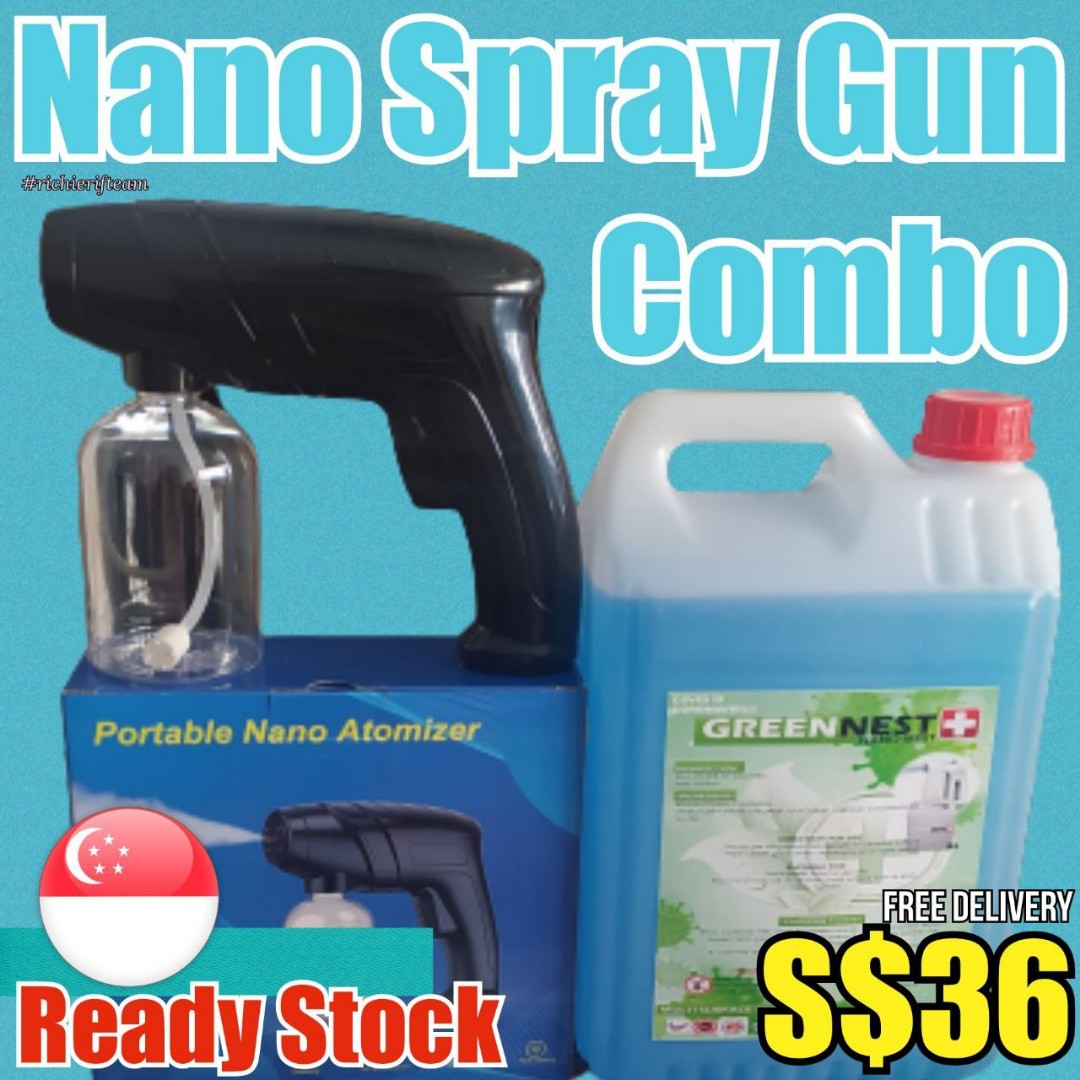 Nano Spray Gun Combo, Beauty & Personal Care, Sanitisers ...
