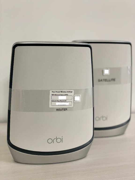 Netgear Orbi RBK852 RBR 850 AX6000 Mesh Router Wifi 6 專業級三頻路由器, 電腦＆科技 ...