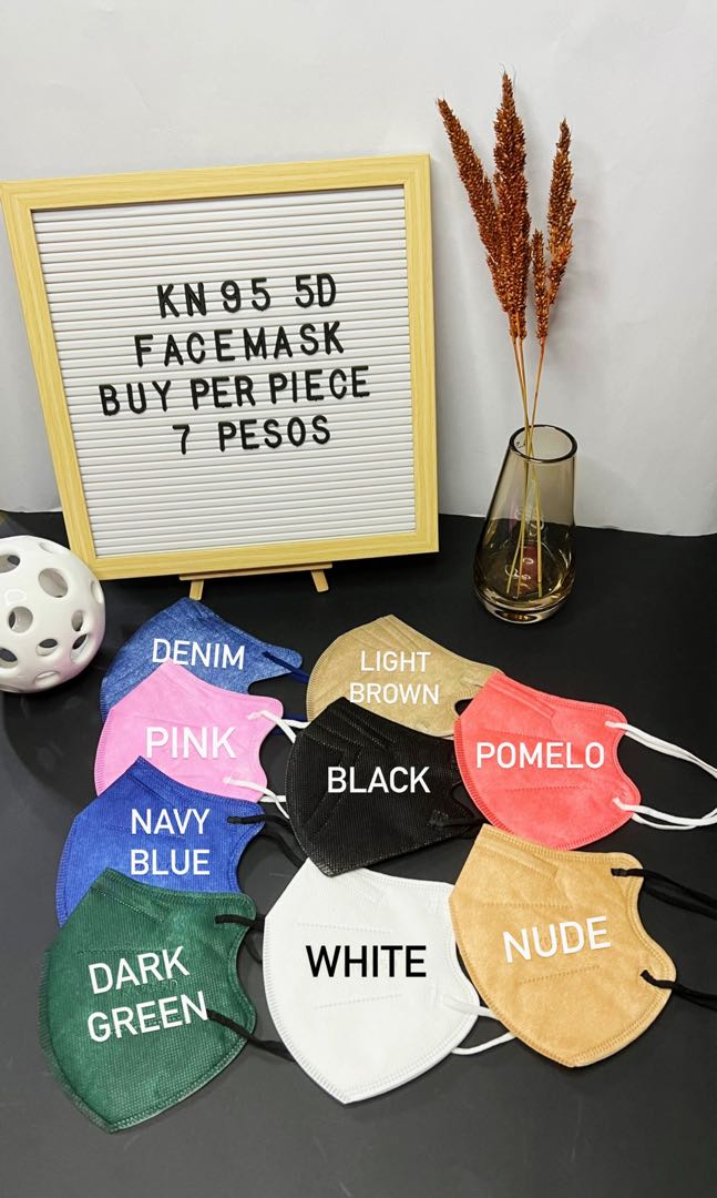 NEW KN95 5D 5 LAYER FACE MASKS, Health & Nutrition, Face Masks & Face ...