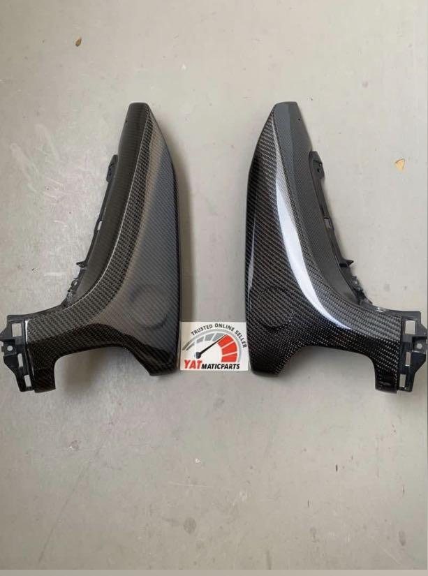 Nmax v2 / nmax 2020 front side cover (emblem) carbon kevlar ...