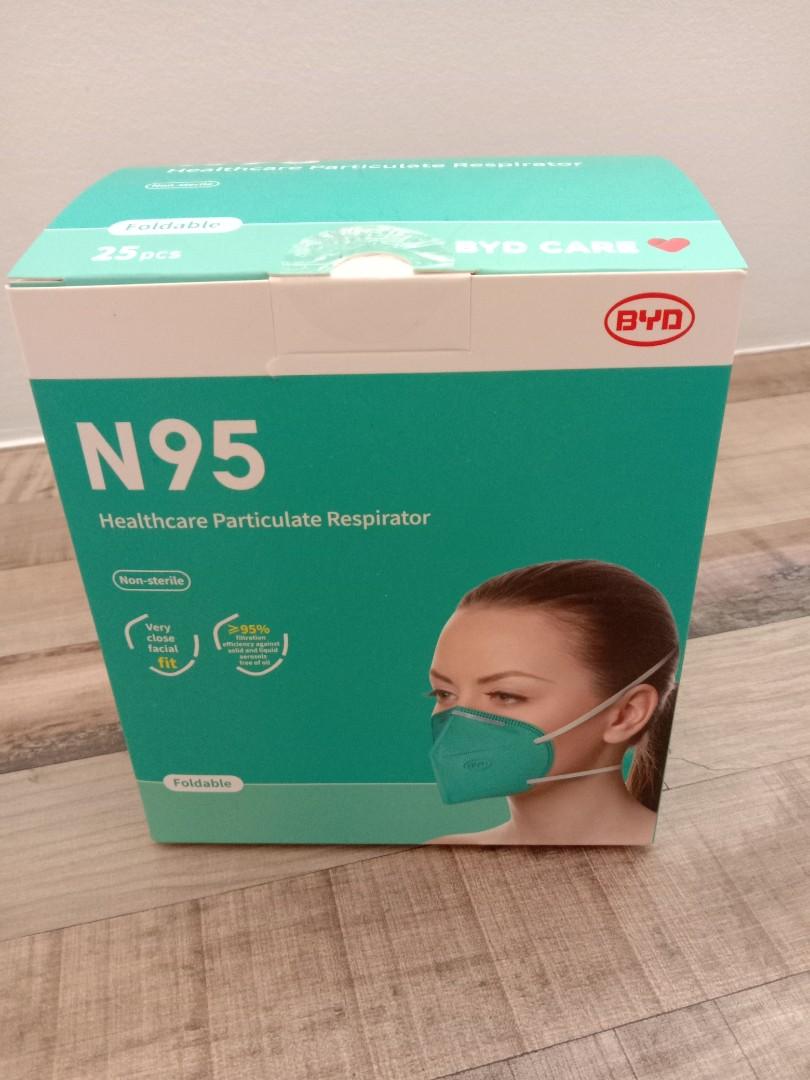 Novita R2 Respirator Mask N95, Health & Nutrition, Face Masks & Face ...