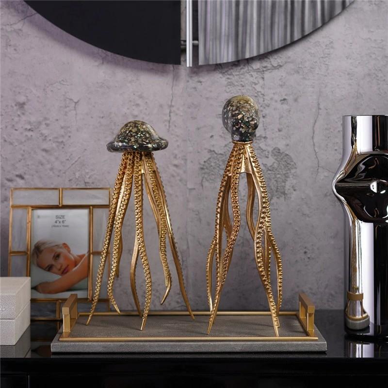Octopus Legs Table Action Figure Statue Figurine Superman Grey Gold Sea ...