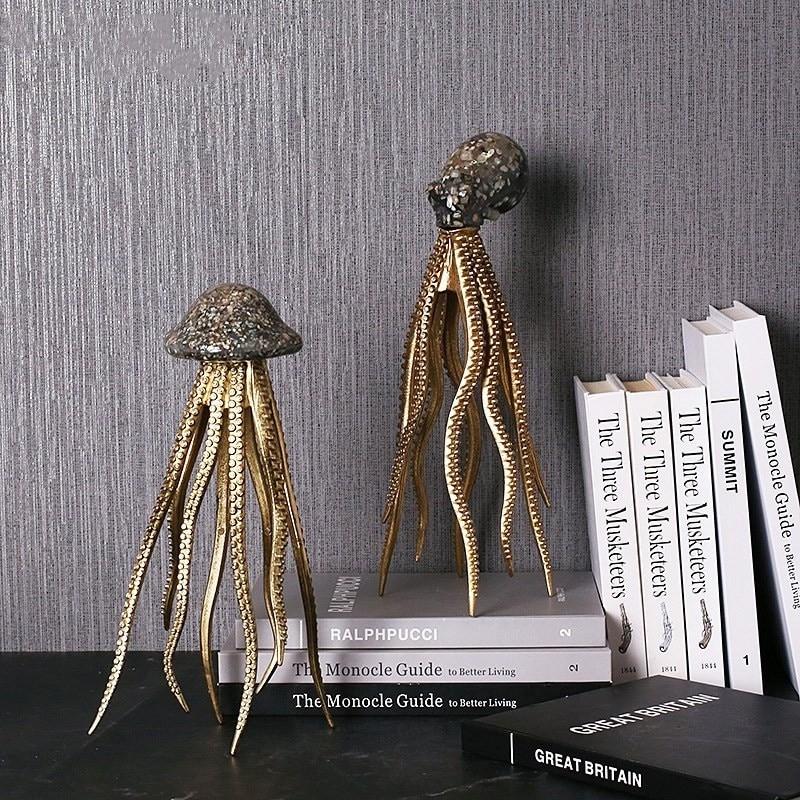 Octopus Legs Table Action Figure Statue Figurine Superman Grey Gold Sea ...