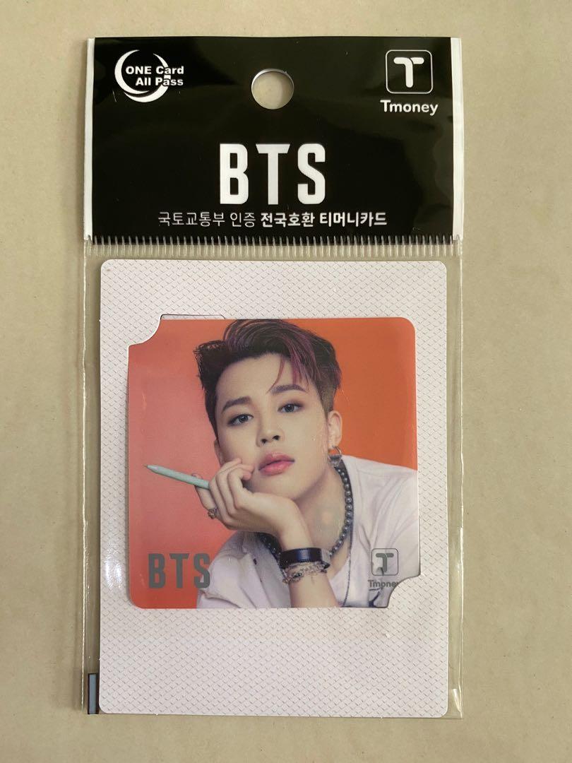Official BTS t-money 2021 Mini T-money Card BTS JIMIN T MONEY CARD ...