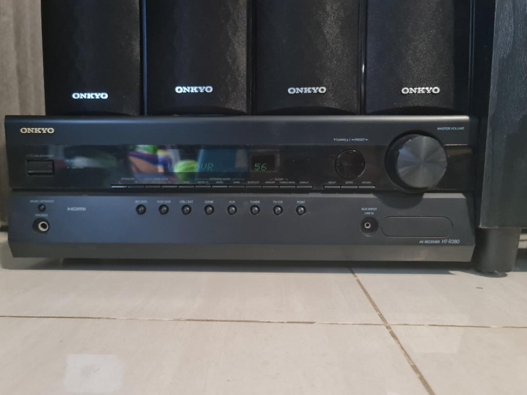 Onkyo HT-R380 Amplifier Sound System, Audio, Soundbars, Speakers ...
