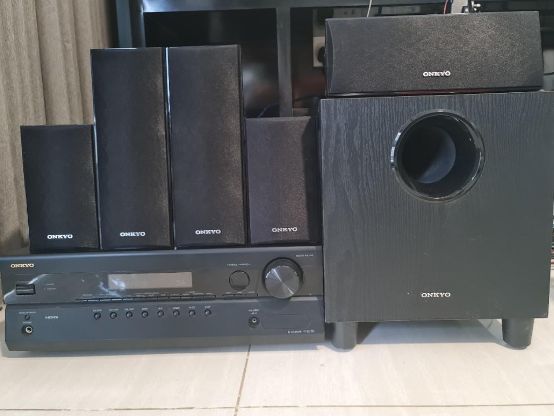 Onkyo HT-R380 Amplifier Sound System, Audio, Soundbars, Speakers ...