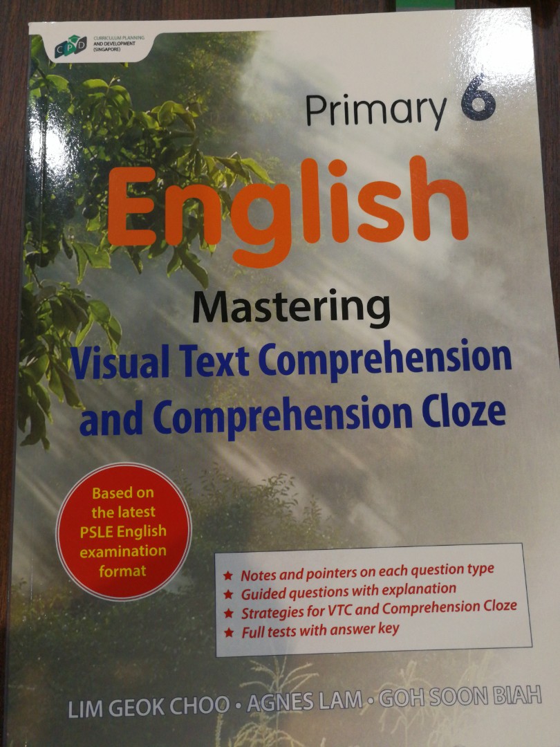 P6 Visual text n Comprehension Cloze, Hobbies & Toys, Books & Magazines ...