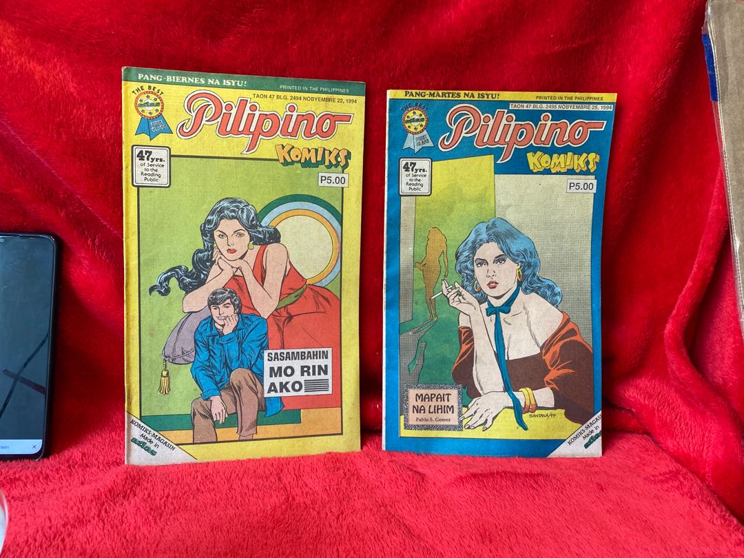 Pilipino Komiks #2494-25 Lot 2pcs Tagalog Philippines Comics KENKOY ...