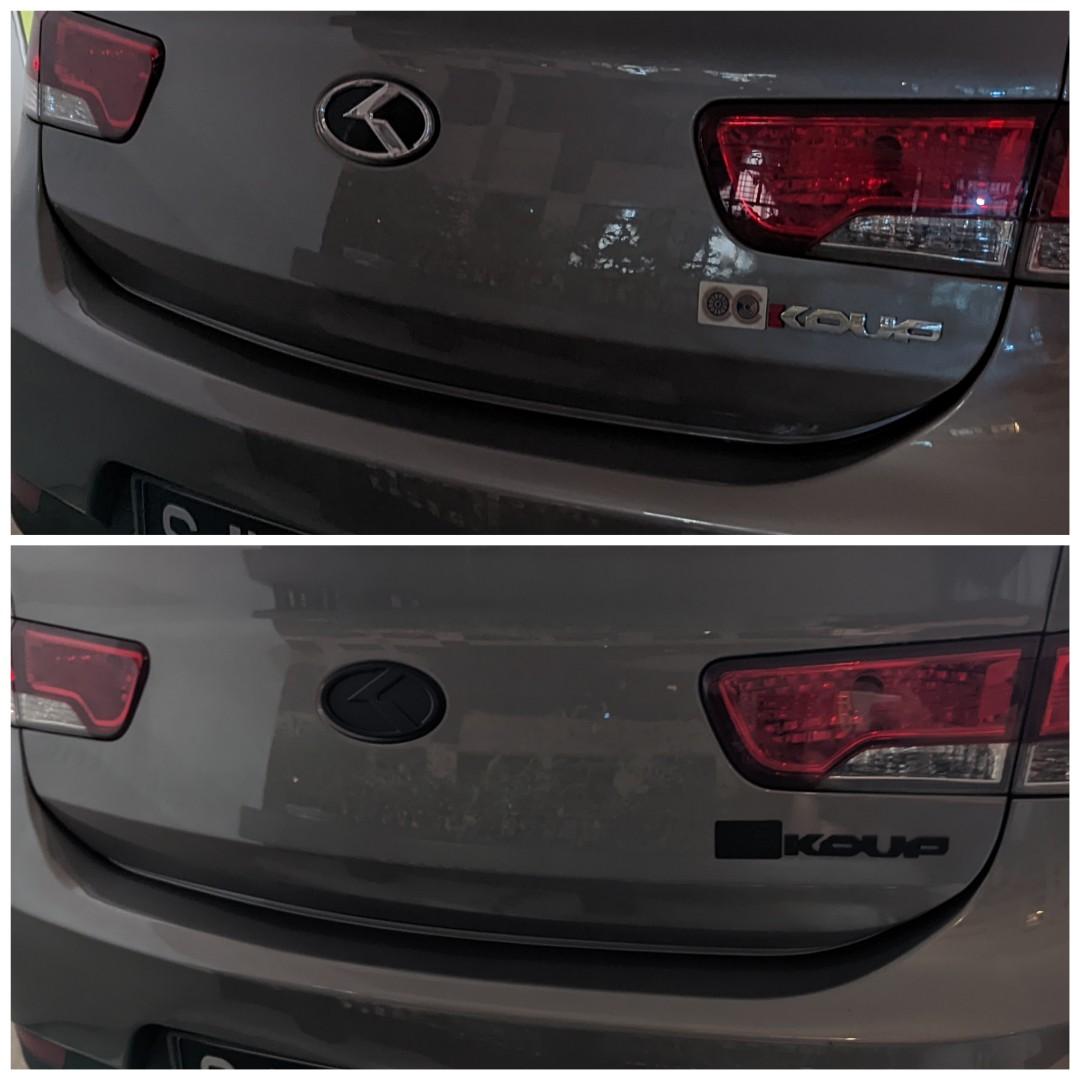 Plastidip / Dechrome Logo, Emblem - Kia Koup, Car Accessories, Car ...