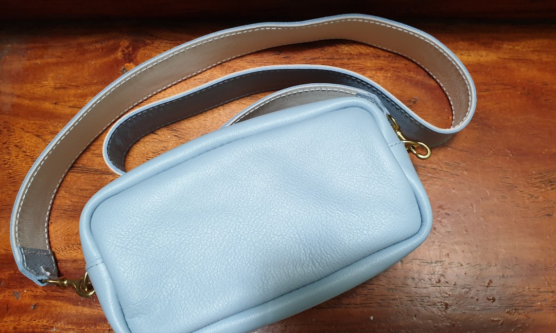 Powder Blue Camera Bag, Women's Fashion, Bags & Wallets, Cross-body ...