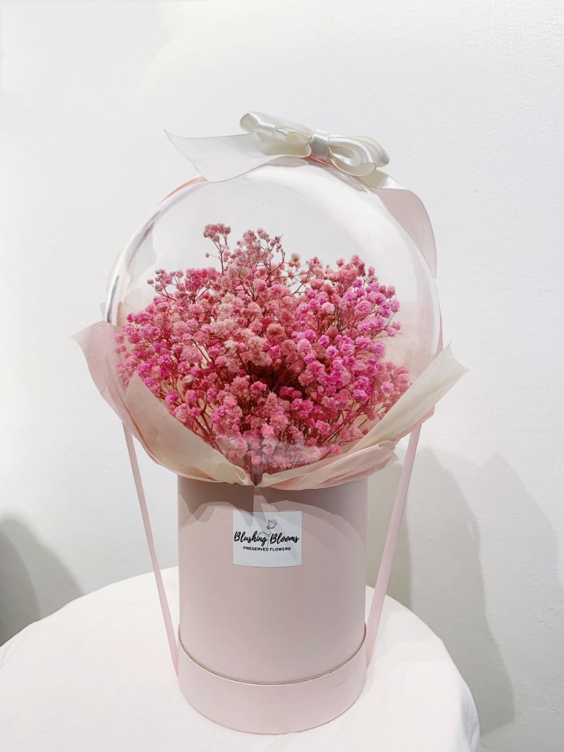 [PROMO] Preserved Baby Breath Flower Box, Hobbies & Toys, Stationery ...