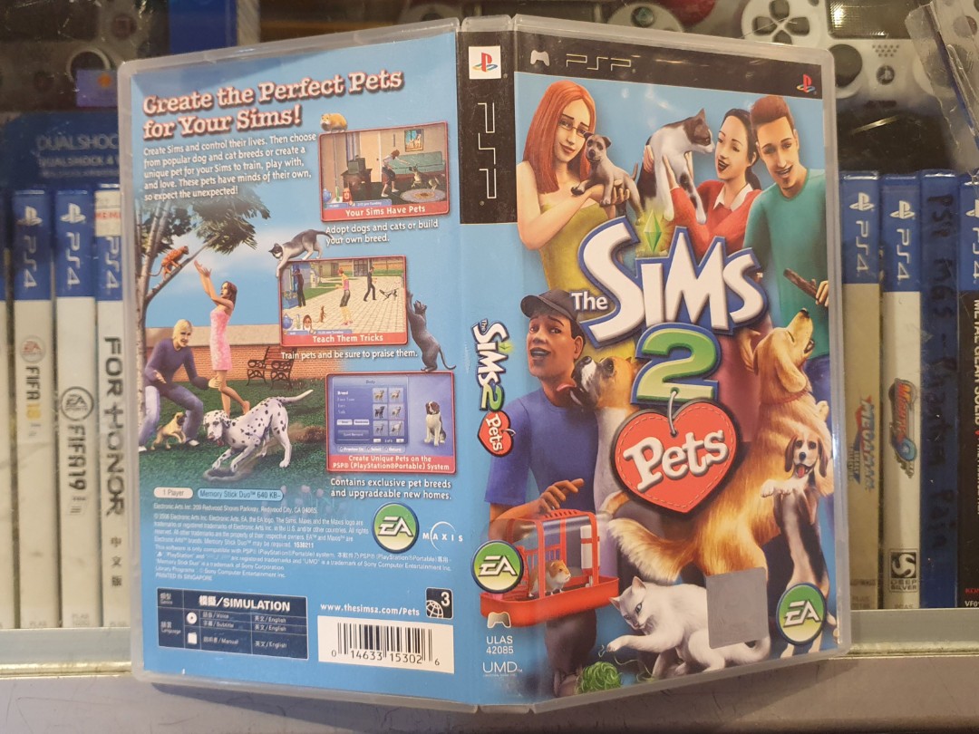 PSP UMD The Sims 2 Pets, Video Gaming, Video Games, PlayStation on ...