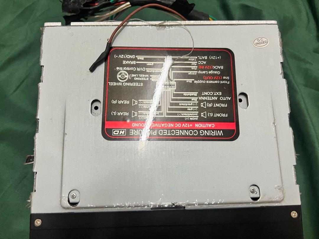 Radio LCD for Axia with bracket, Auto Accessories on Carousell