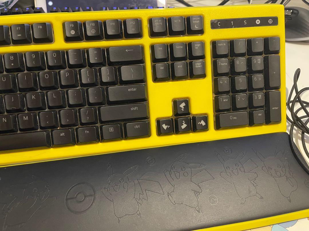 Razer pokemon keyboard and mouse, Computers & Tech, Parts & Accessories ...
