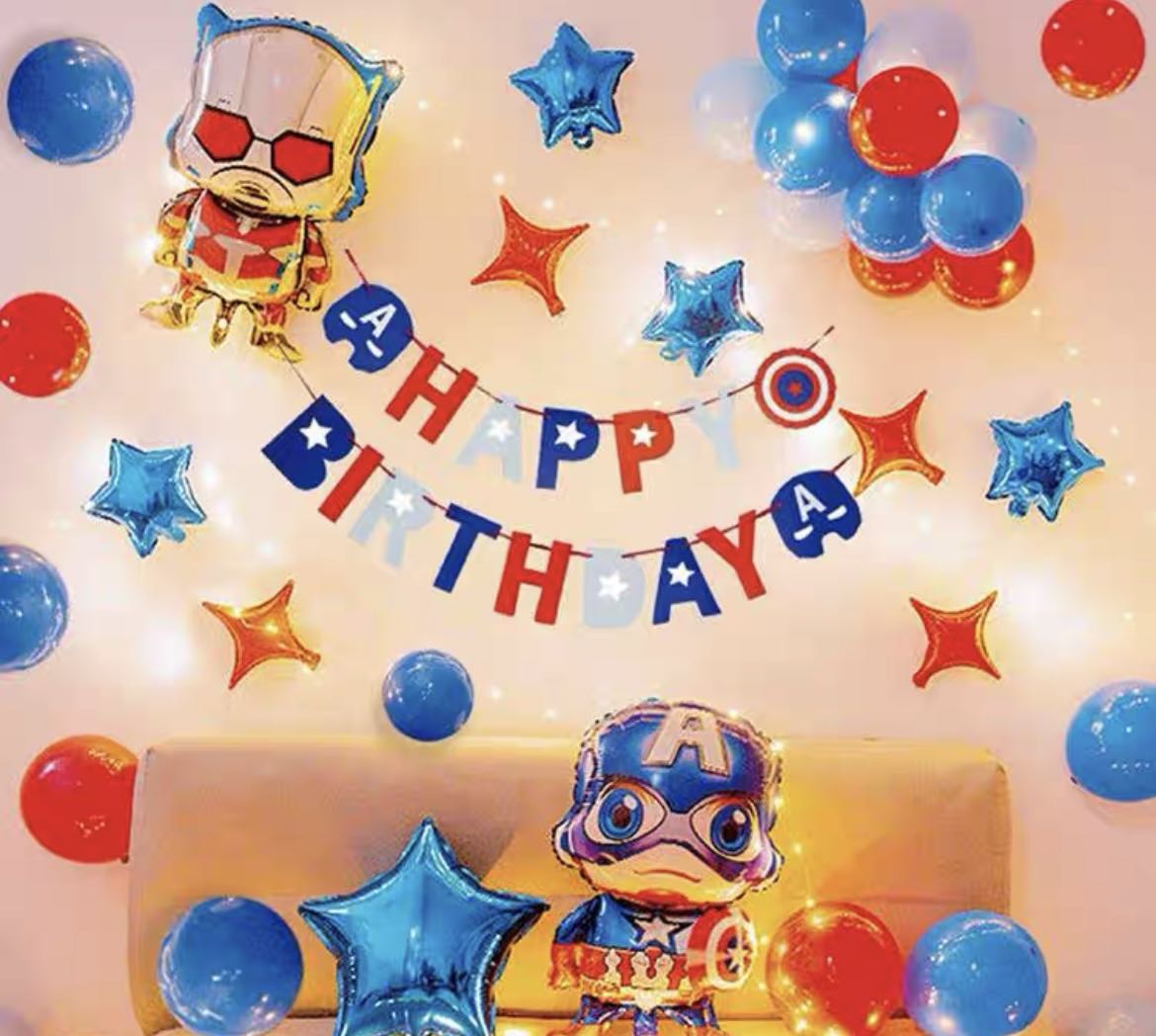 [READY STOCK] Marvel theme birthday party/ Happy birthday party ...
