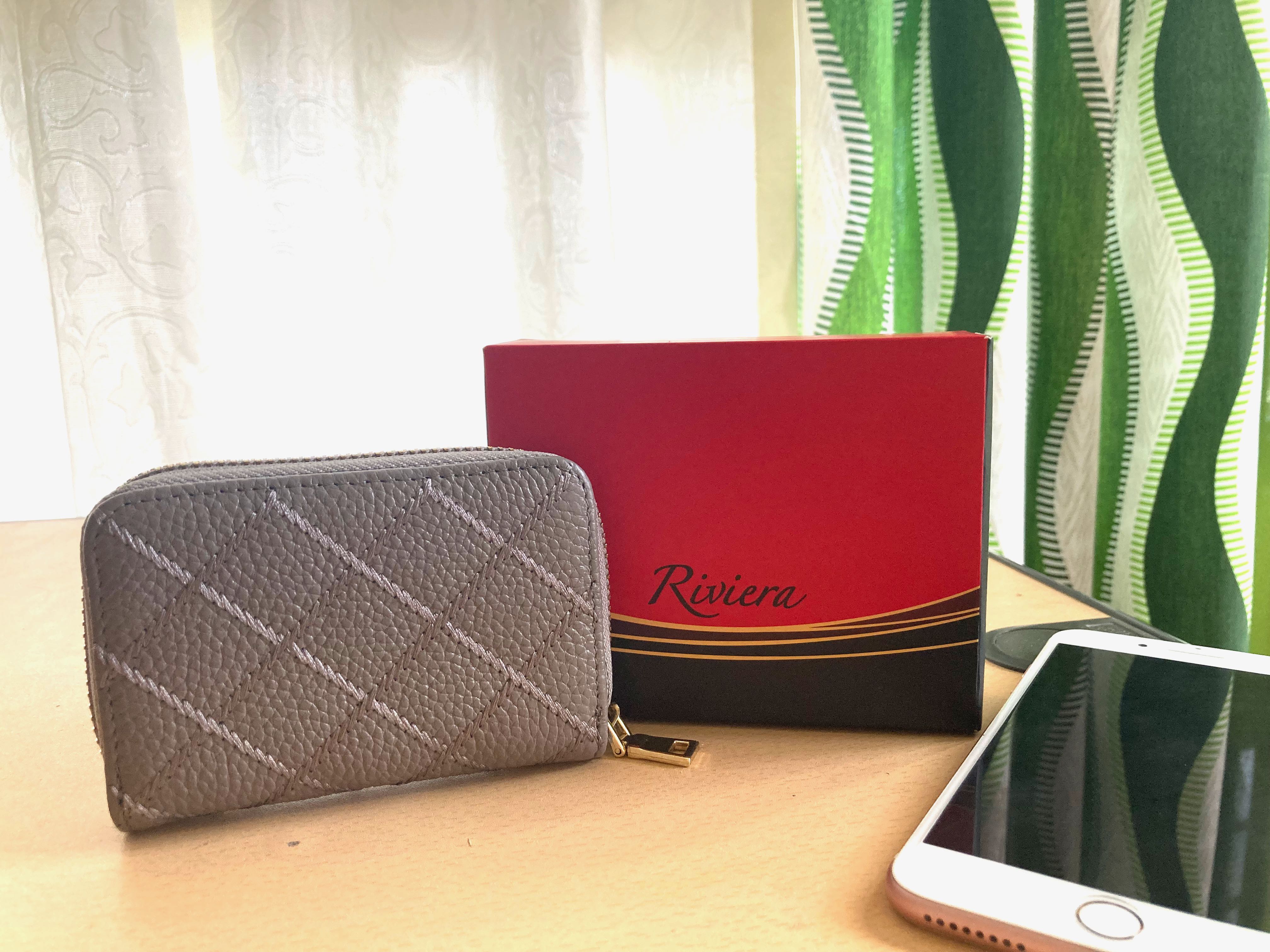 Riviera Leather Wallet/Card Holder, Women's Fashion, Bags & Wallets ...