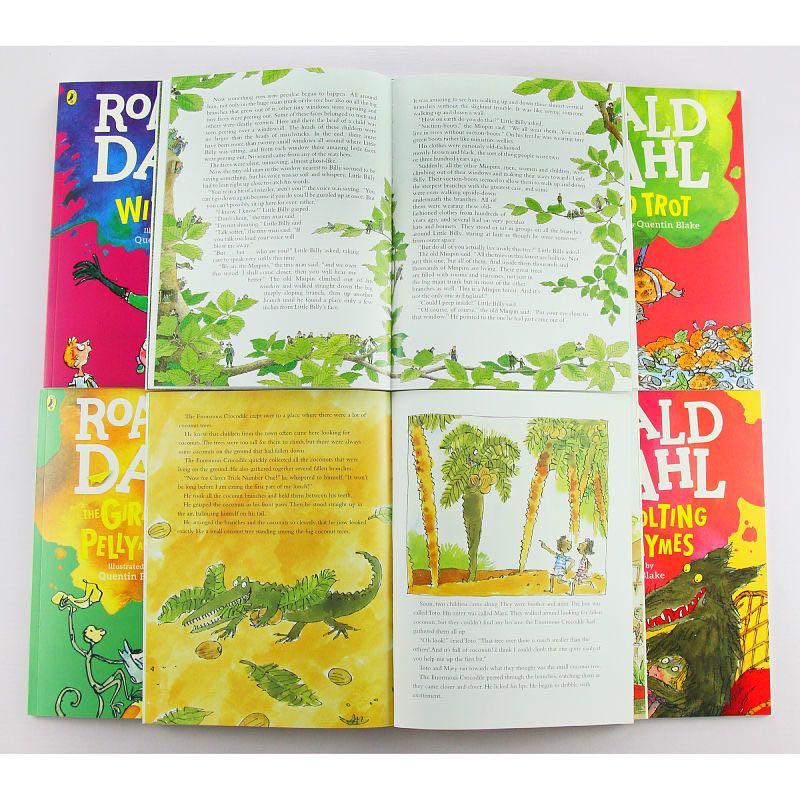 Roald Dahl 18 books A4 with color pages., Hobbies & Toys, Books ...