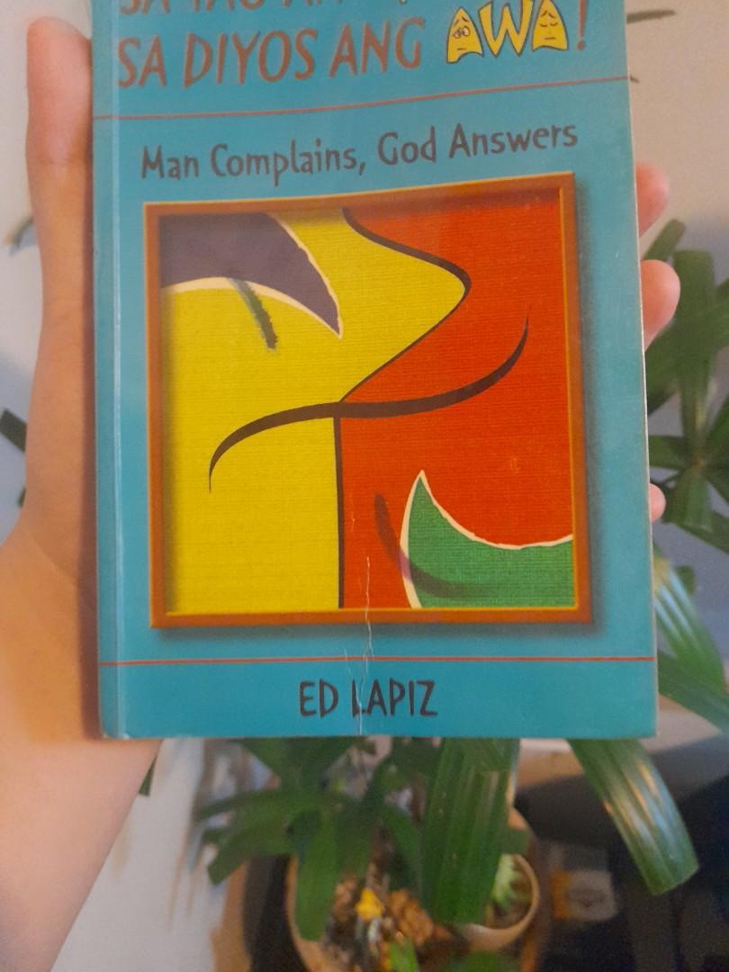 Sa Tao ang Ngawa sa Diyos ang awa by Ed Lapiz book, Hobbies & Toys, Books & Magazines, Fiction ...
