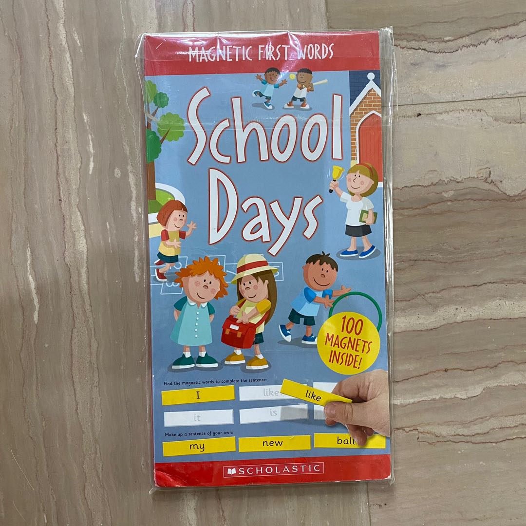 Scholastic Magnetic First Words - School Days, Hobbies & Toys, Books ...