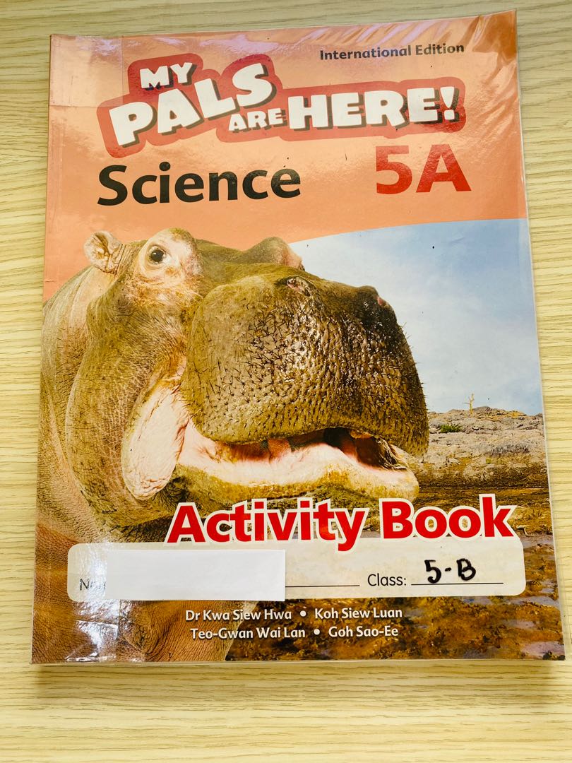 Science 5A Activity Book My Pals Are Here! by Marshall Cavendish ...