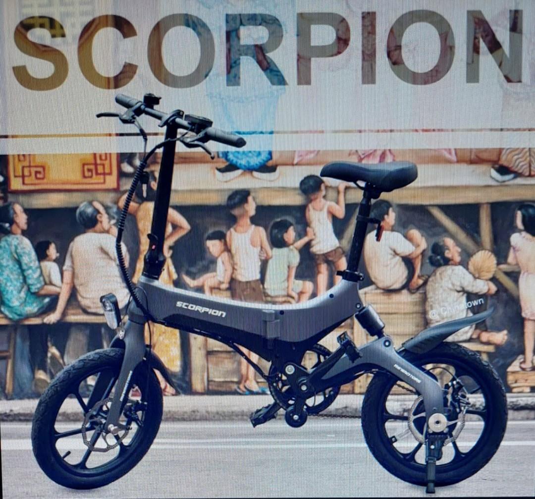 Scorpion E-bike black, Sports Equipment, PMDs, E-Scooters & E-Bikes, E ...