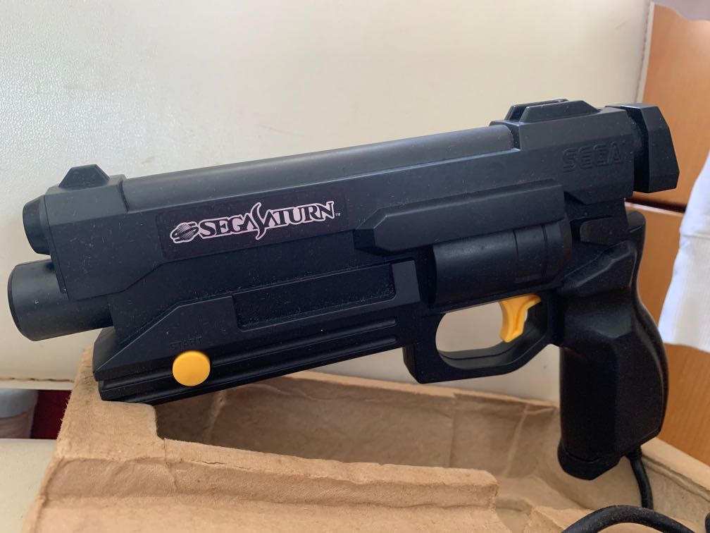 【Sega 世嘉】 日本製 Saturn Virtua Gun HSS-0152 Made in Japan, 興趣及遊戲, 玩具 & 遊戲類 ...