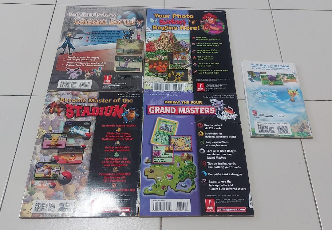 Set of 4 Pokemon Game Guidebooks, Hobbies & Toys, Books & Magazines ...